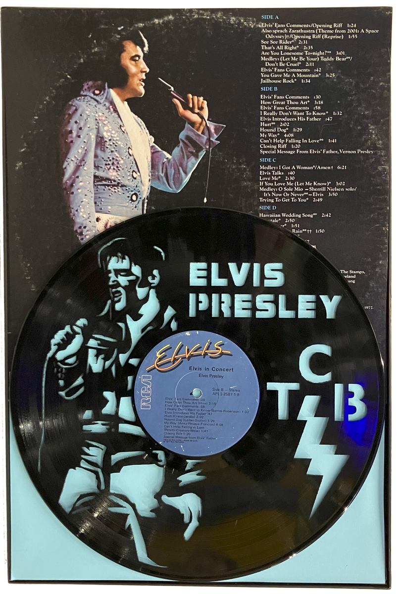 Elvis - TCB – Astro Vinyl Art