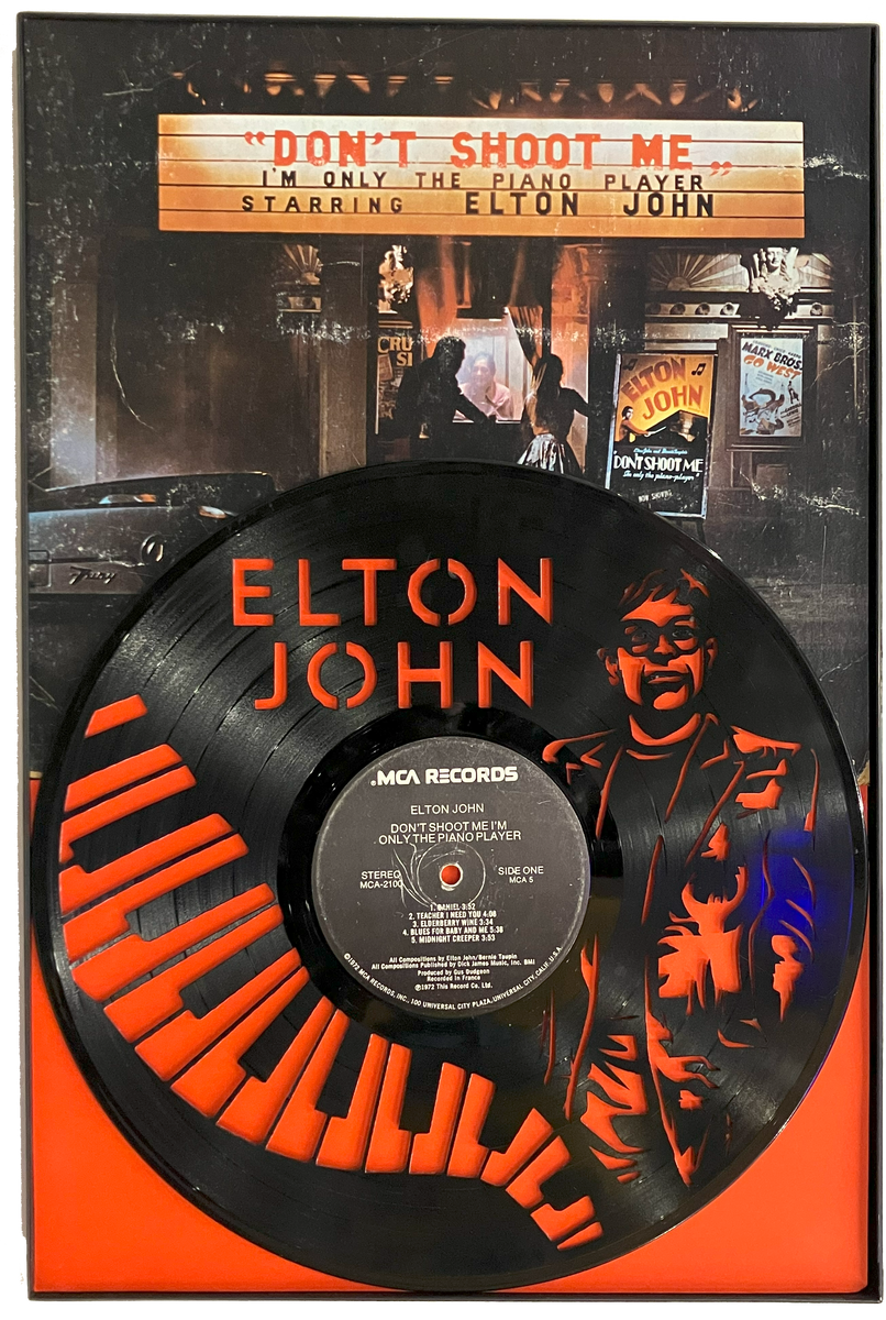 Elton John - Piano – Astro Vinyl Art