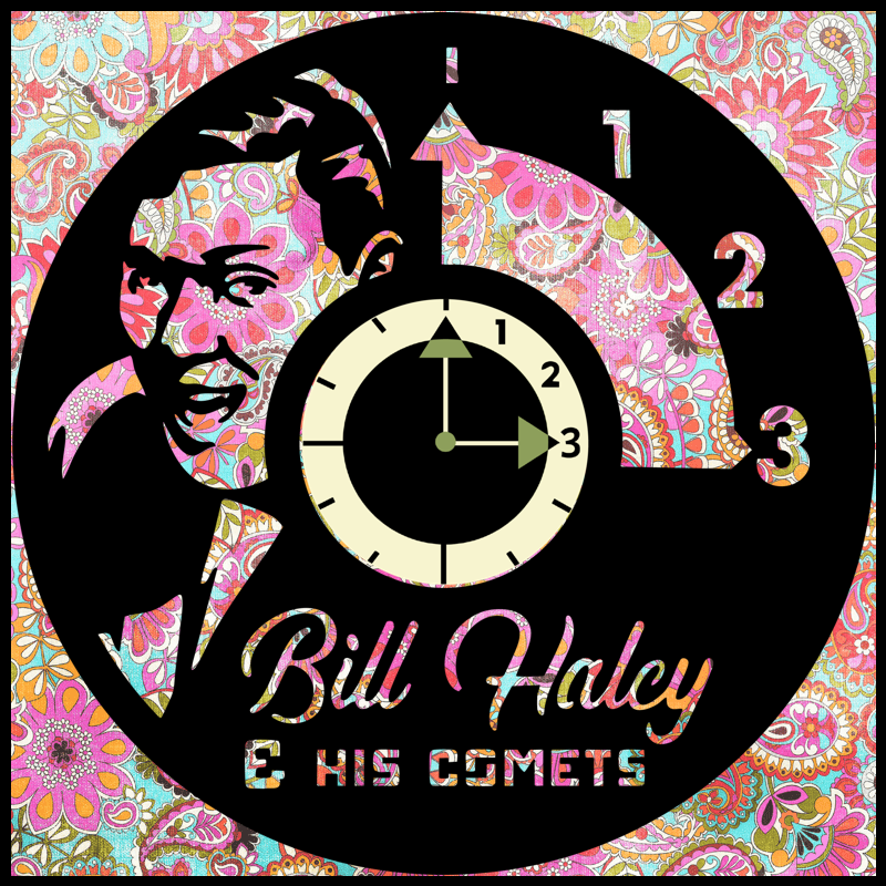 bill haley & his comets - Carved Vinyl Record Art Decor – Astro Vinyl Art