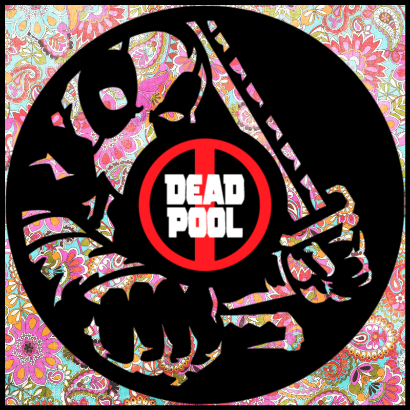 Deadpool - Carved Vinyl Record Art Decor – Astro Vinyl Art