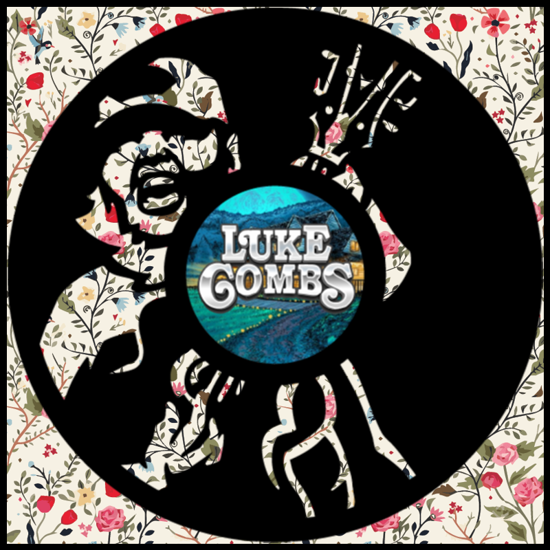 Luke Combs - Carved Vinyl Record Art Decor – Astro Vinyl Art