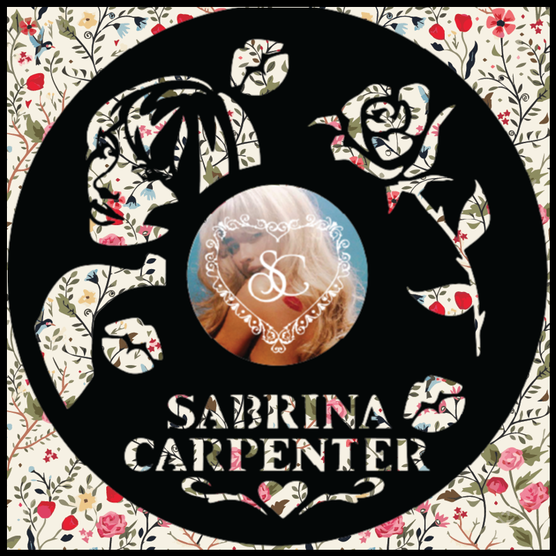 Sabrina Carpenter - Carved Vinyl Record Art Decor – Astro Vinyl Art