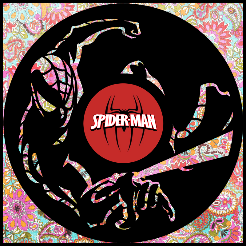 Spider-Man - Carved Vinyl Record Art Decor – Astro Vinyl Art
