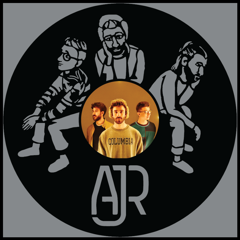 Ajr – Carved Vinyl Record Art Decor – Astro Vinyl Art