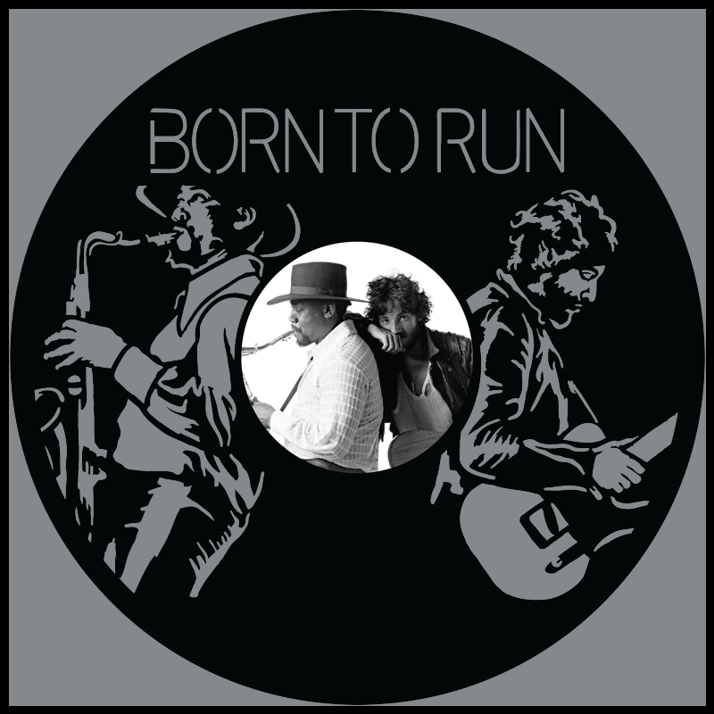 Bruce Springsteen Born To Run – Carved Vinyl Record Art Decor – Astro ...