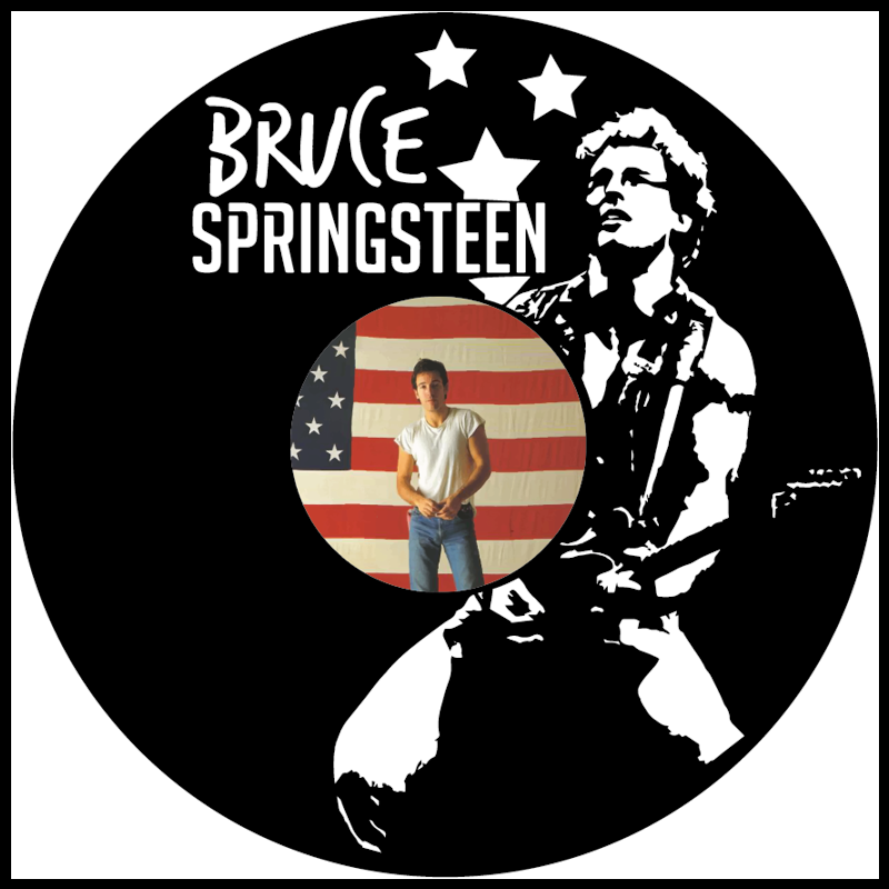Bruce Springsteen – Carved Vinyl Record Art Decor – Astro Vinyl Art
