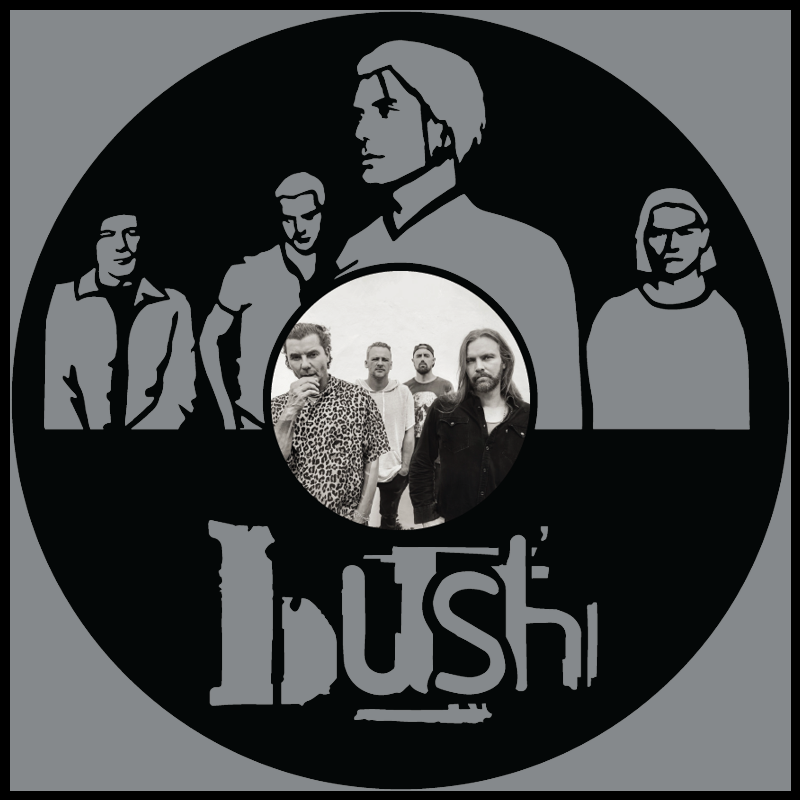 Bush – Carved Vinyl Record Art Decor – Astro Vinyl Art