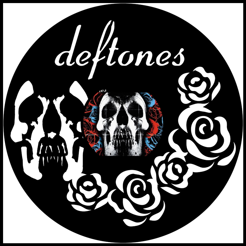 Deftones Skull – Carved Vinyl Record Art Decor – Astro Vinyl Art