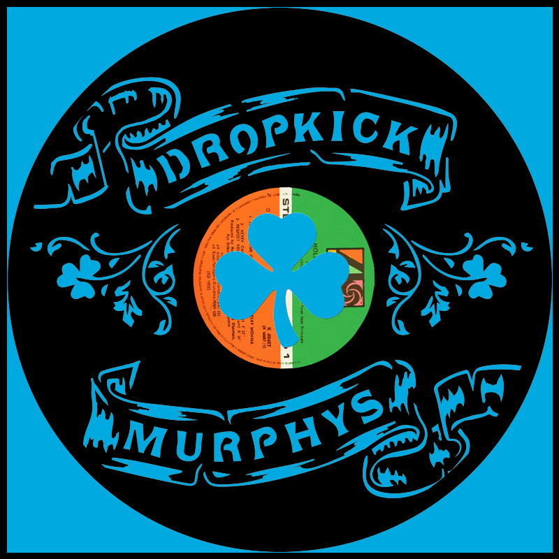 Dropkick Murphys – Carved Vinyl Record Art Decor – Astro Vinyl Art