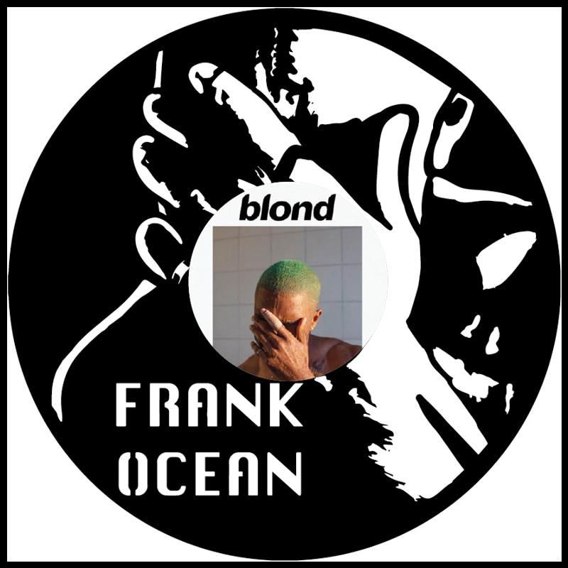 Frank Ocean Blond – Carved Vinyl Record Art Decor – Astro Vinyl Art