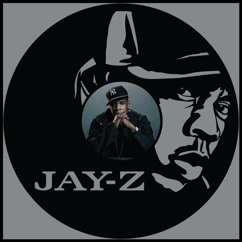 Jay Z – Carved Vinyl Record Art Decor – Astro Vinyl Art