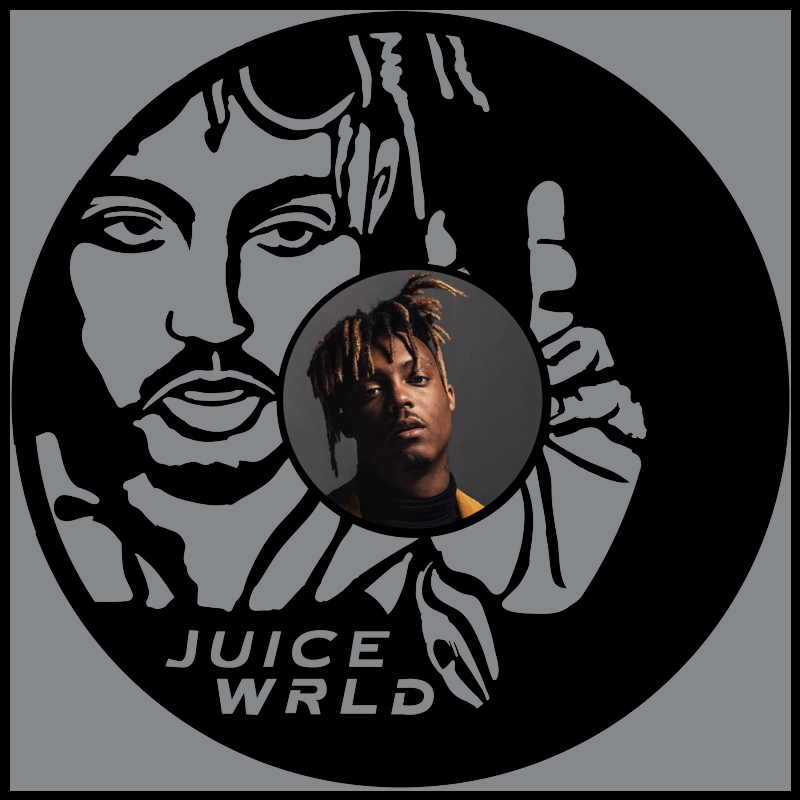 Juice Wrld – Carved Vinyl Record Art Decor – Astro Vinyl Art
