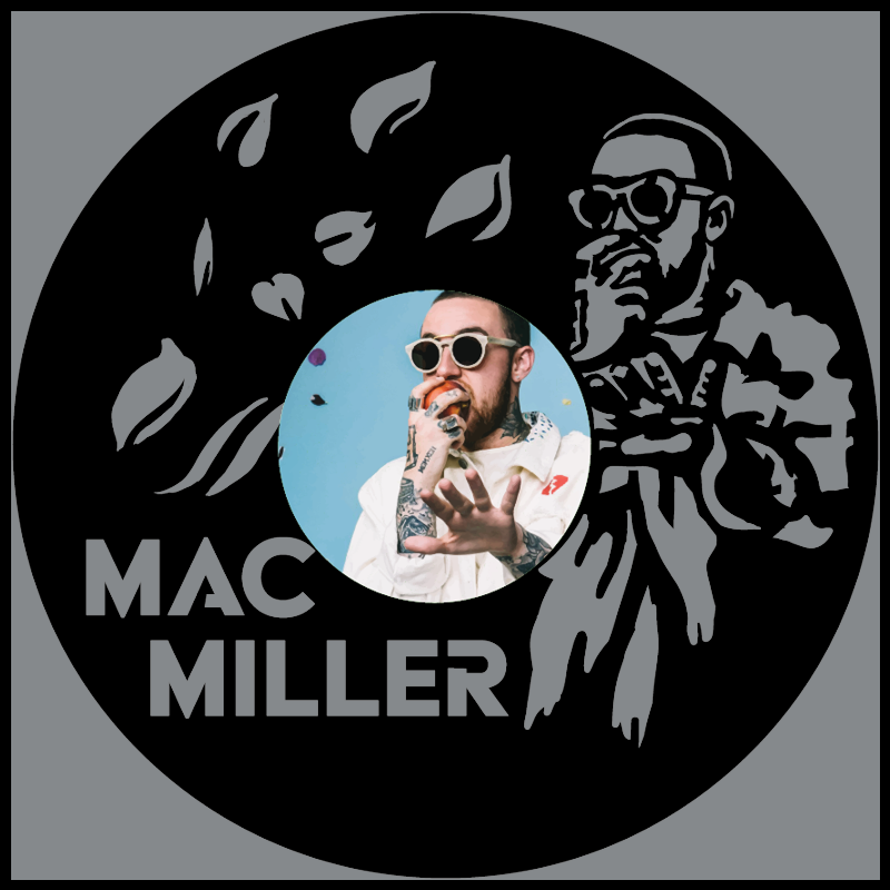 Mac Miller – Carved Vinyl Record Art Decor – Astro Vinyl Art