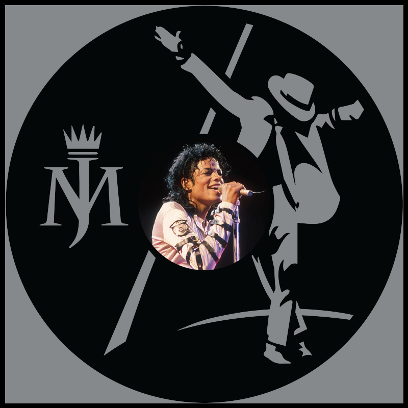 Michael Jackson Spotlight – Carved Vinyl Record Art Decor – Astro Vinyl Art