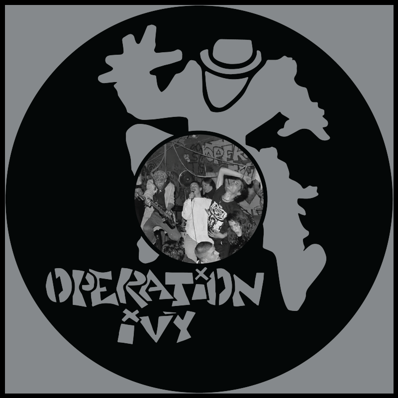 Operation Ivy – Carved Vinyl Record Art Decor – Astro Vinyl Art