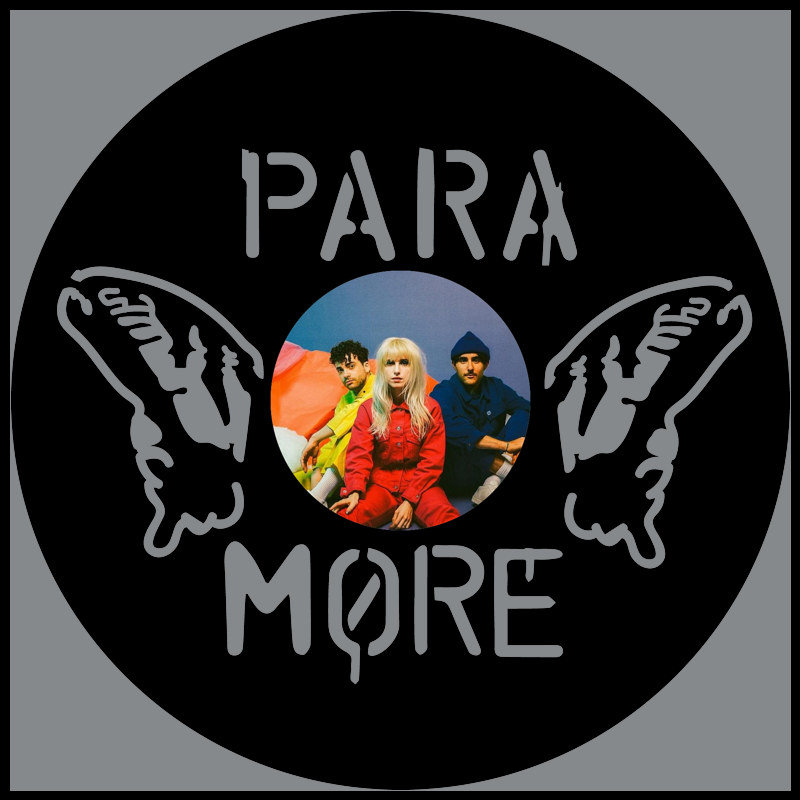 Paramore – Carved Vinyl Record Art Decor – Astro Vinyl Art