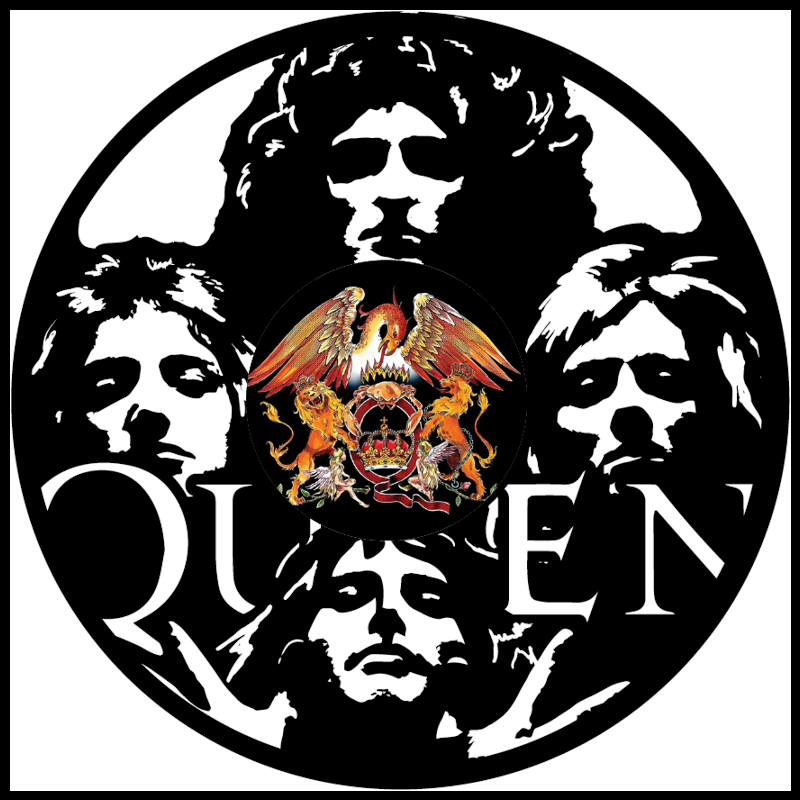 Queen – Carved Vinyl Record Art Decor – Astro Vinyl Art