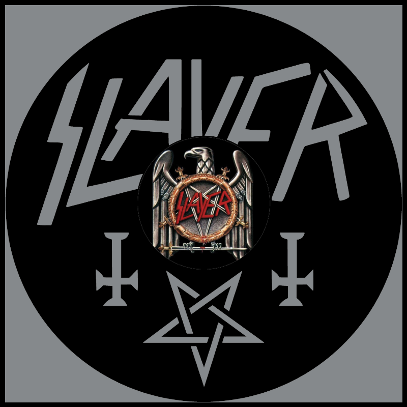 Slayer – Carved Vinyl Record Art Decor – Astro Vinyl Art