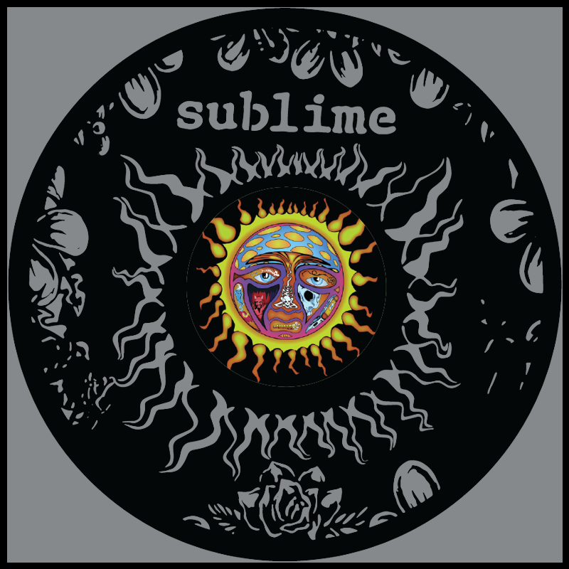 Sublime – Carved Vinyl Record Art Decor – Astro Vinyl Art