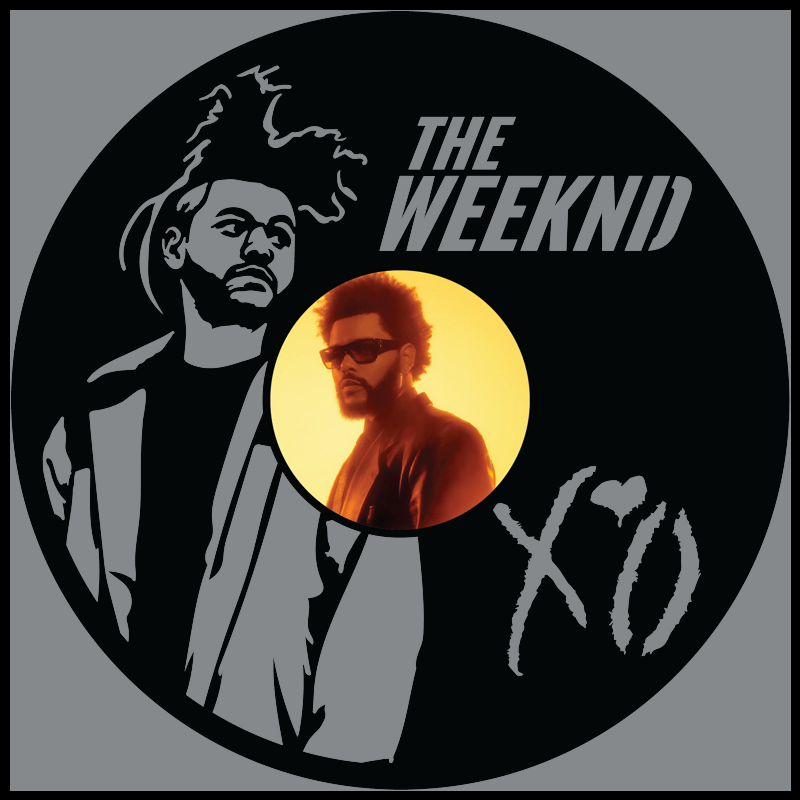 The Weeknd – Carved Vinyl Record Art Decor – Astro Vinyl Art