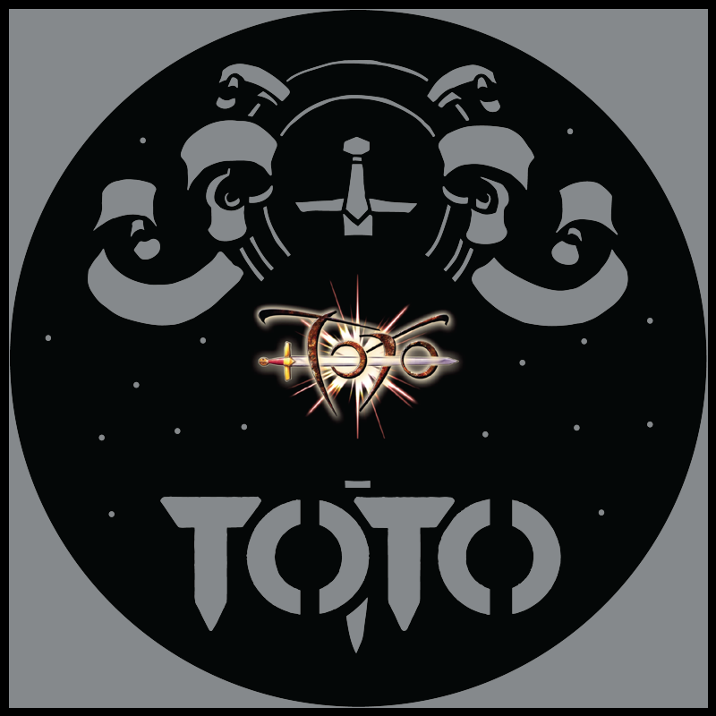 Toto – Carved Vinyl Record Art Decor – Astro Vinyl Art