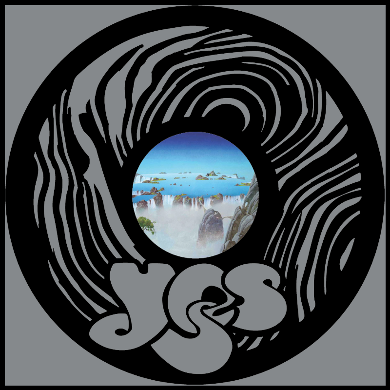Yes – Carved Vinyl Record Art Decor – Astro Vinyl Art