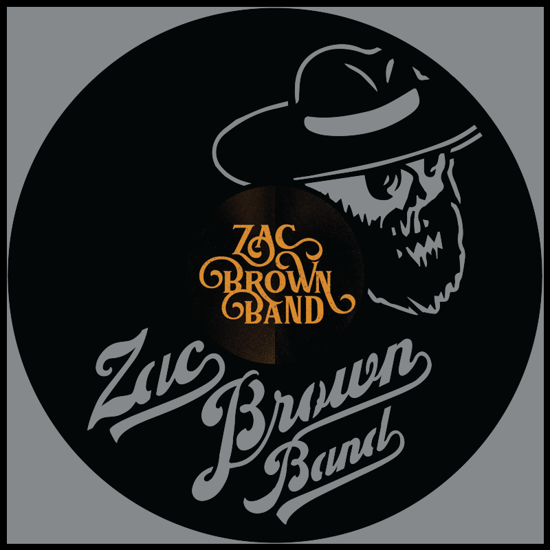 Zac Brown Band – Carved Vinyl Record Art Decor – Astro Vinyl Art